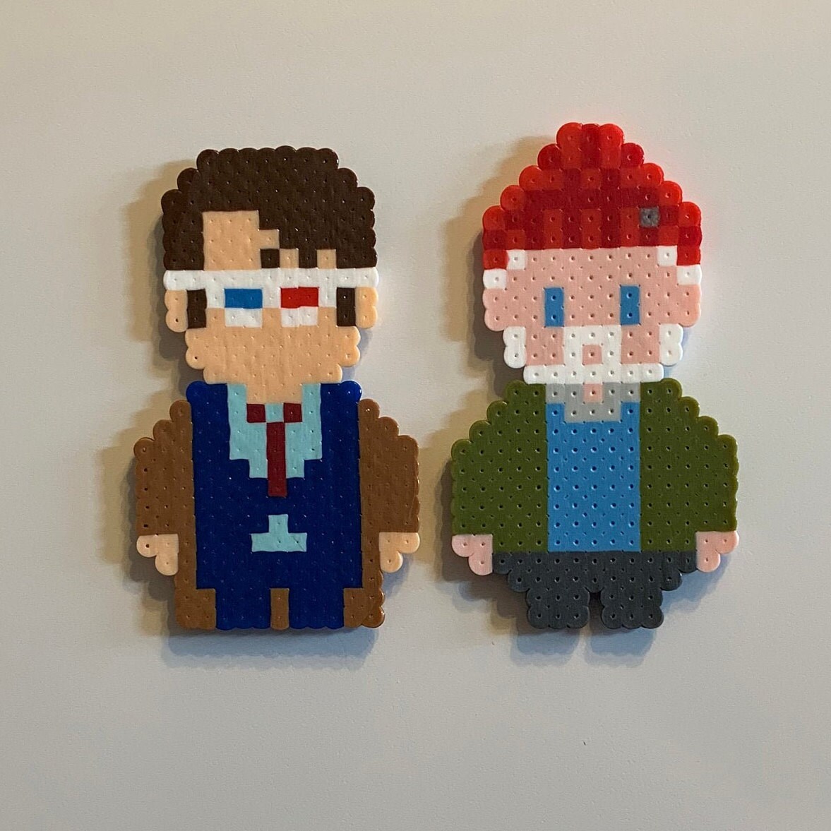 Doctor 10 David Tennant Perler Bead Magnet | Etsy