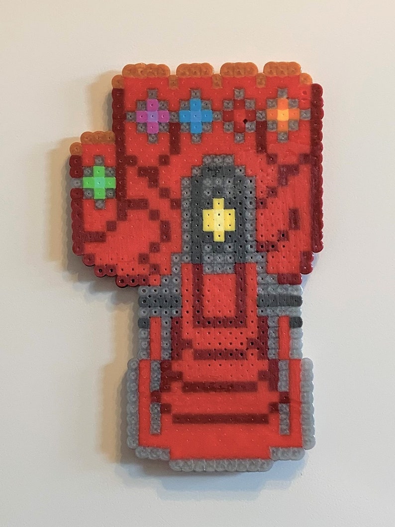 Infinity Gauntlet Perler Bead Magnets - Etsy