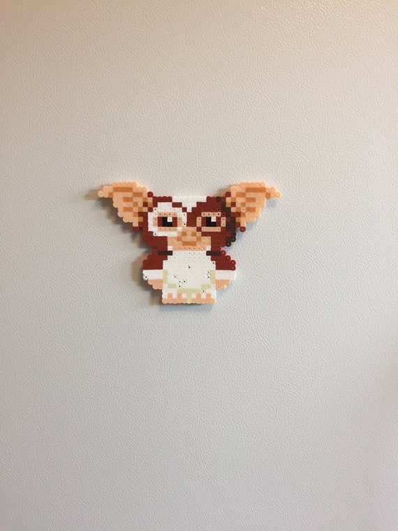 Gizmo Perler bead magnet | Etsy