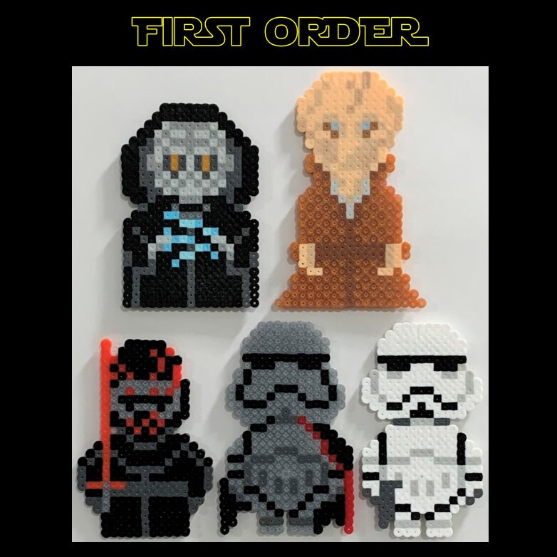 Stormtrooper Perler bead magnet | Etsy