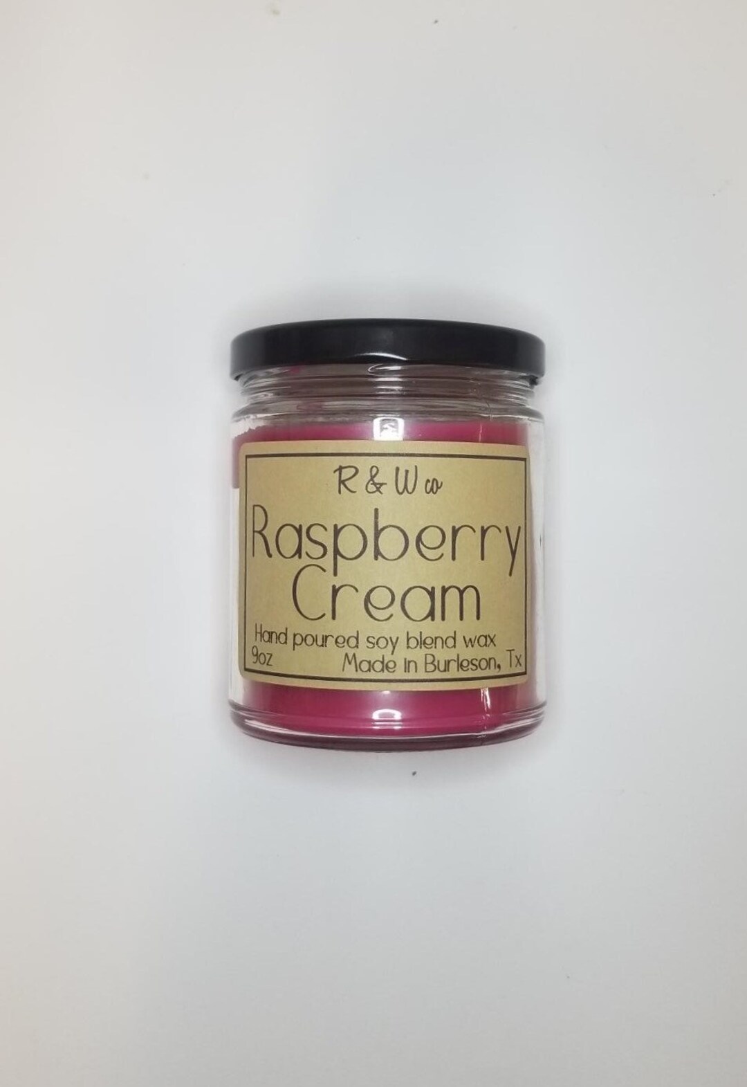 Raspberry Cream Candle - Etsy