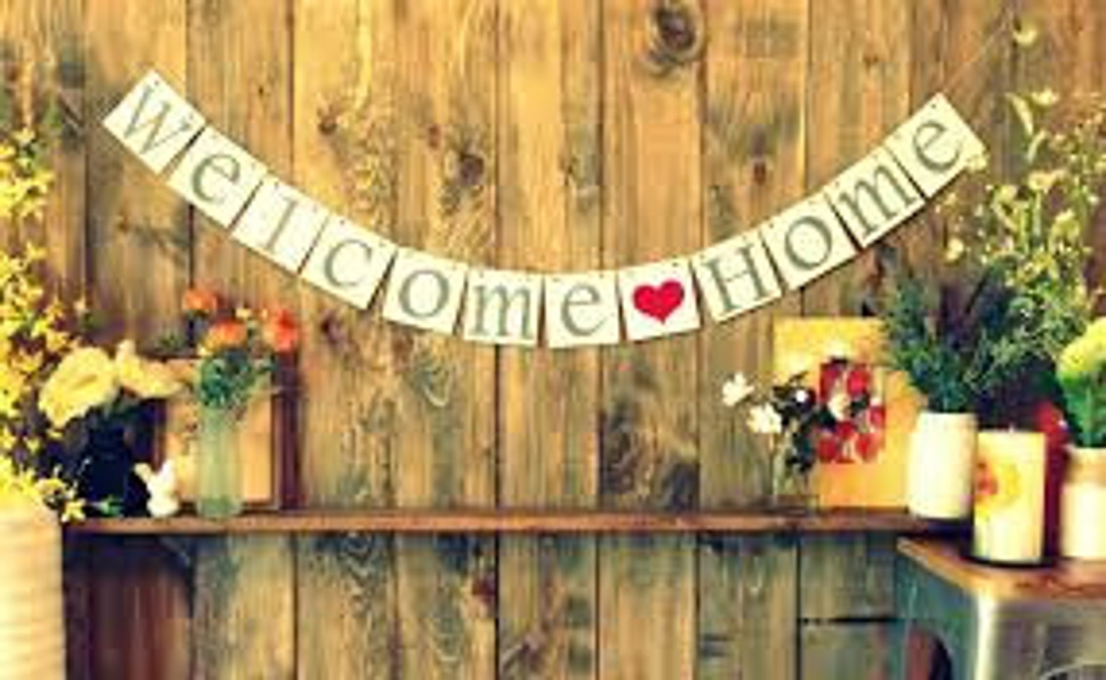 Welcome Home Candle - Etsy