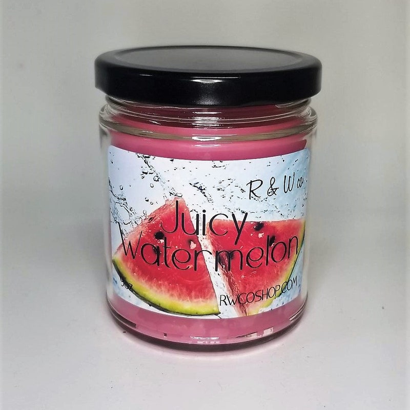 Watermelon Candle - Etsy