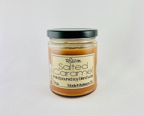 Salted Caramel Candle | Etsy