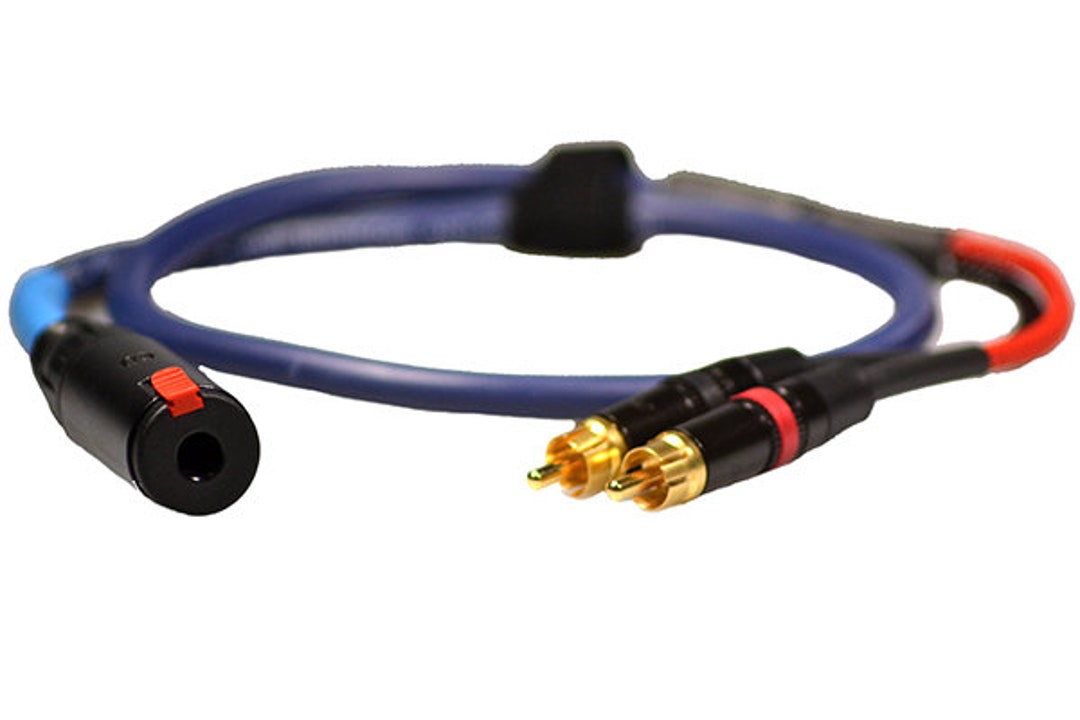 Professional Studio Y Splitter Interconnect Lead 1/4 Stereo Jack Socket ...