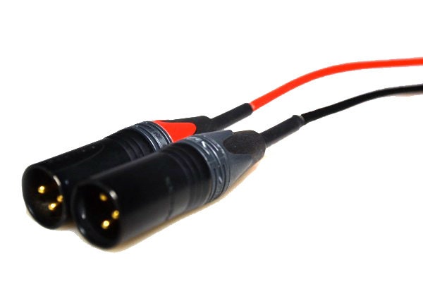 Professional Studio Y Splitter Interconnect Lead 1/4 Right Angle Stereo ...