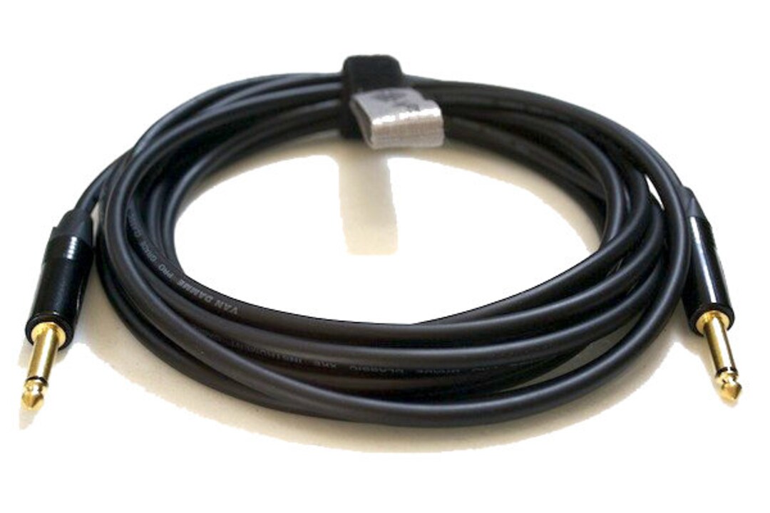 Professional Instrument Guitar Lead 1/4 Straight Mono Jack Male 6.35mm ...