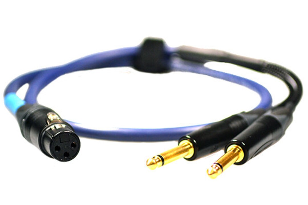 Professional Studio Y Splitter Interconnect Lead 3-pin XLR Female to 2x ...