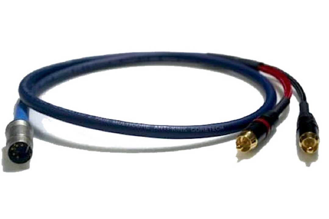 Professional Hifi Y Splitter Lead 2x Straight Rca/phono Male to 5-pin ...