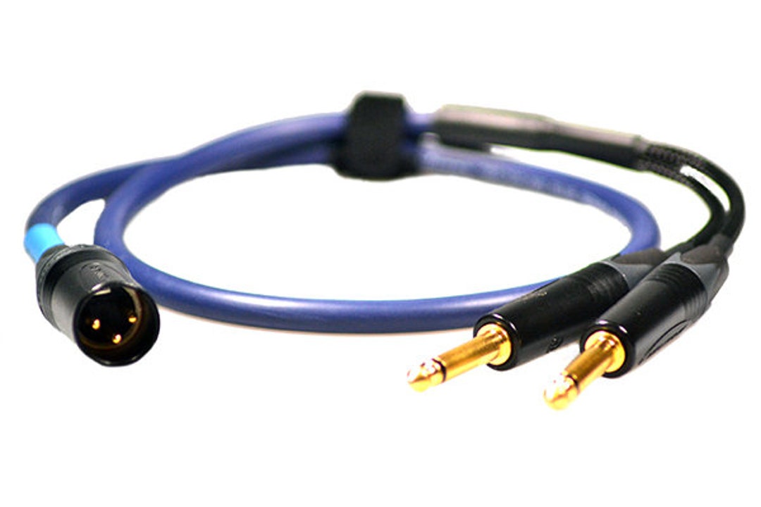 Professional Studio Y Splitter Interconnect Lead 3-pin XLR Male to 2x 1 ...