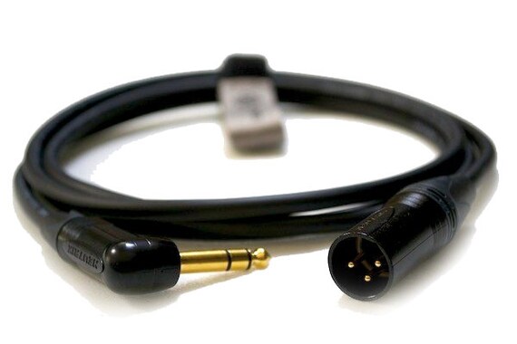 Professional Studio Monitor Lead 1/4 Stereo Right Angle Jack | Etsy
