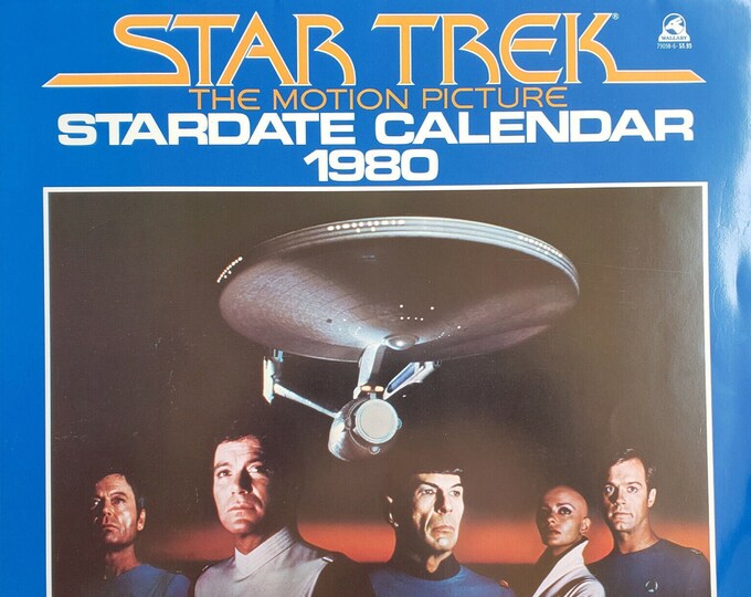 1980 Star Trek the Motion Picture [STARDATE] CALENDAR - Etsy