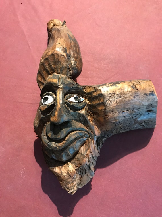 Hand-carved FOREST TROLL Austria | Etsy