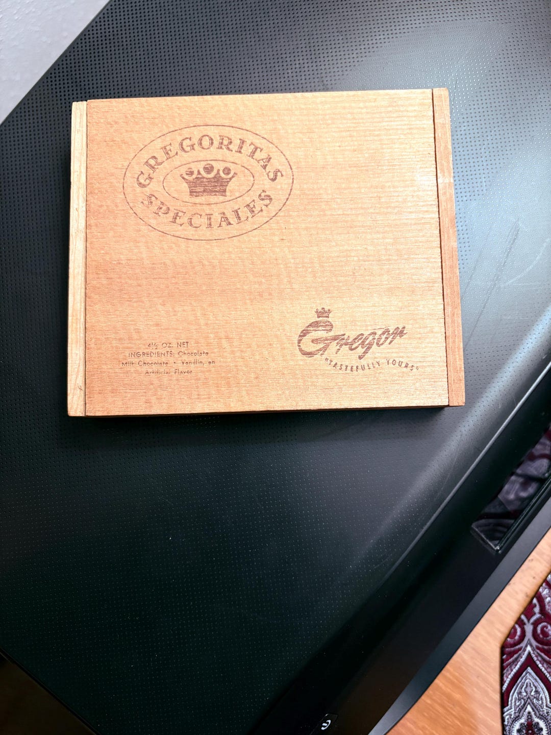 Vintage Wood Box - Sliding Cover - Etsy