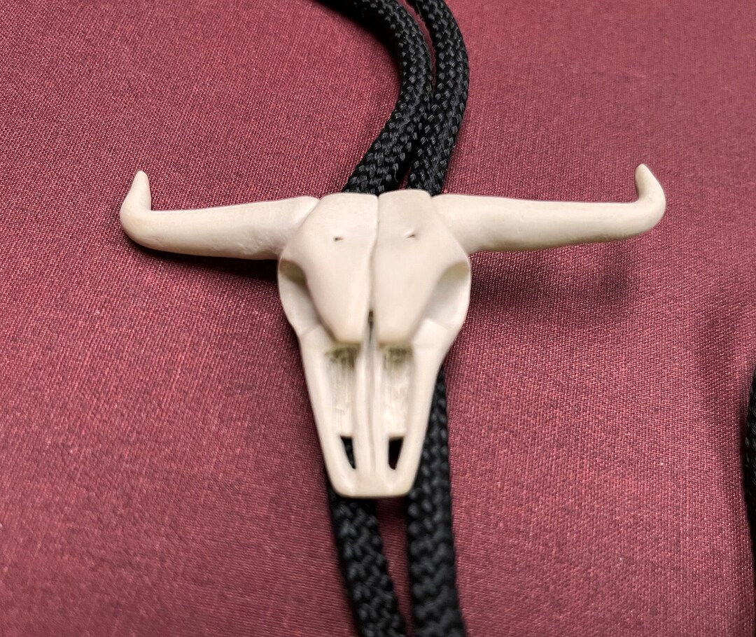 Longhorn Skull Bolo - Etsy