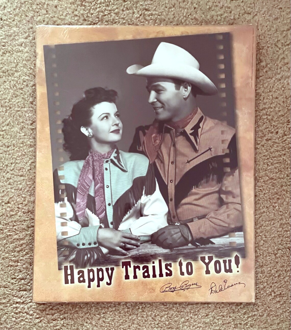 ROY & DALE Frameable Poster 16"x20" - Etsy