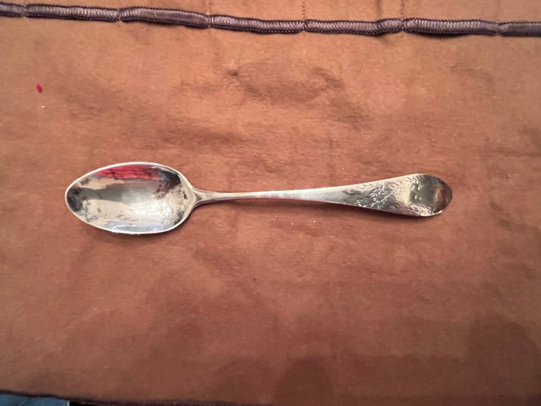 1821 Scandinavian Engraved Teaspoon - Etsy