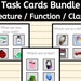 Feature Function Class Task Cards Bundle ABA Speech Therapy | Etsy