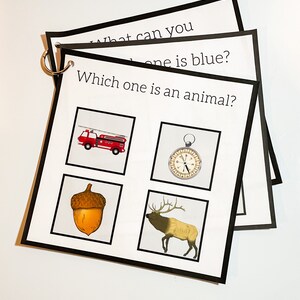 Feature Function Class Task Cards Bundle - ABA, Speech Therapy - Autism ...