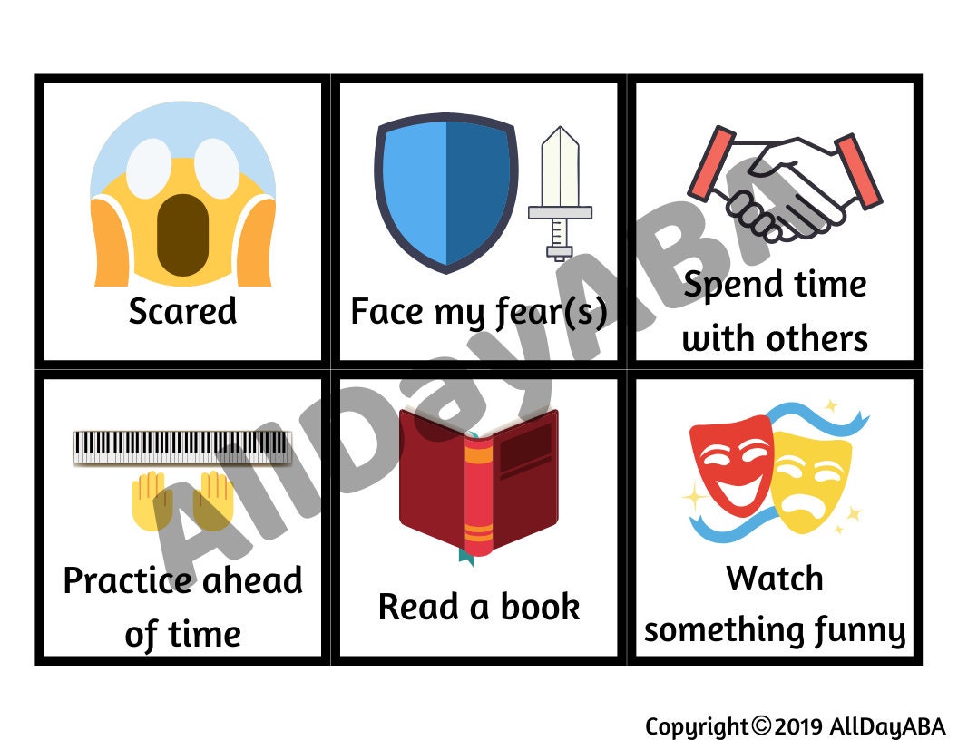 Coping Board If I Feel / Then I Can Autism and Anxiety | Etsy