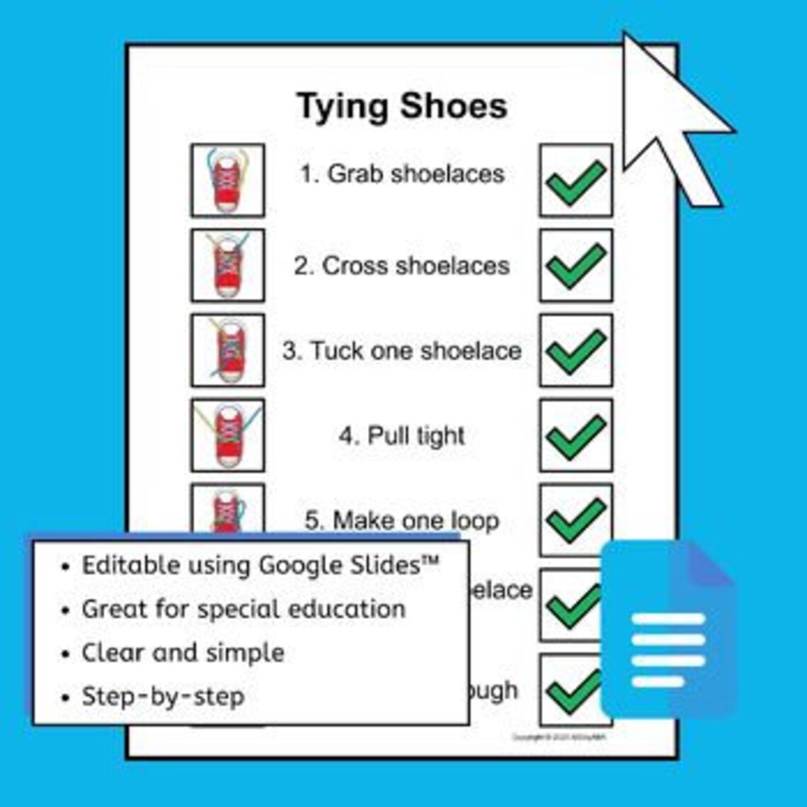 Tying Shoes Task Analysis Visuals Poster for How to Tie and Data Sheet ... Tying Shoes Task Analysis Visuals Poster for How to Tie and Data Sheet ...