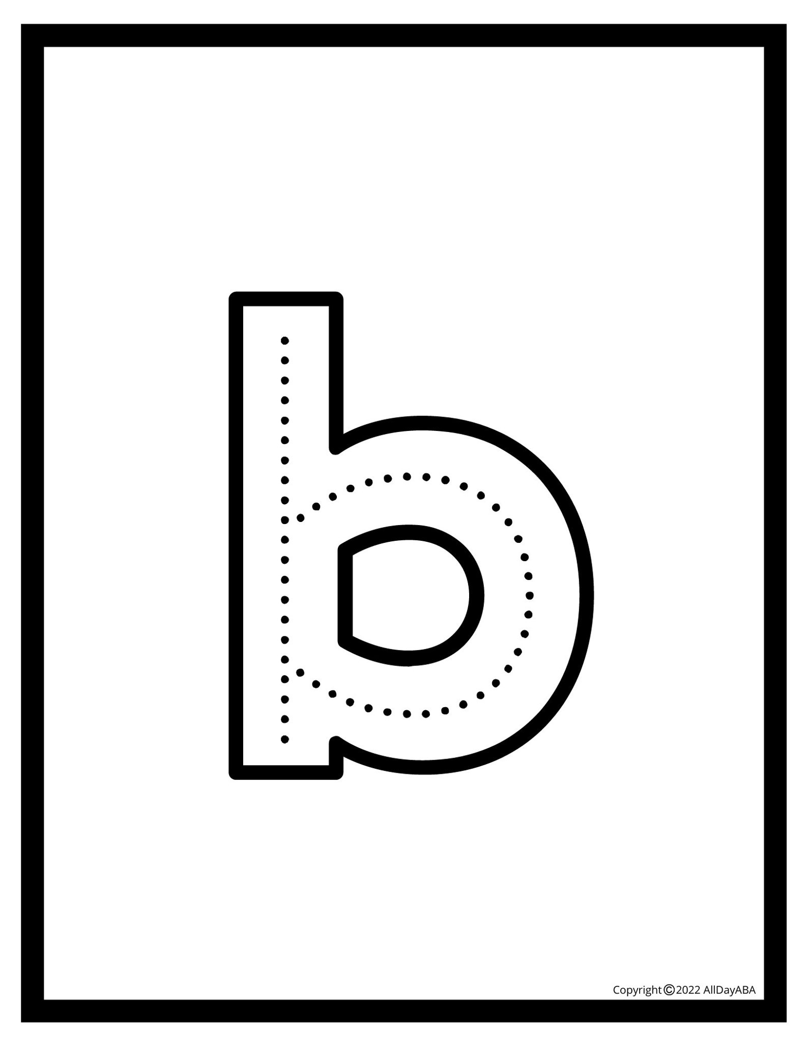 Lowercase Letters Alphabet Tracing - ABA Therapy, Occupational Therapy ...