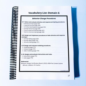 BCBA Study Guide 6th Edition TCO Test Content Outline for ABA Exam Prep ...