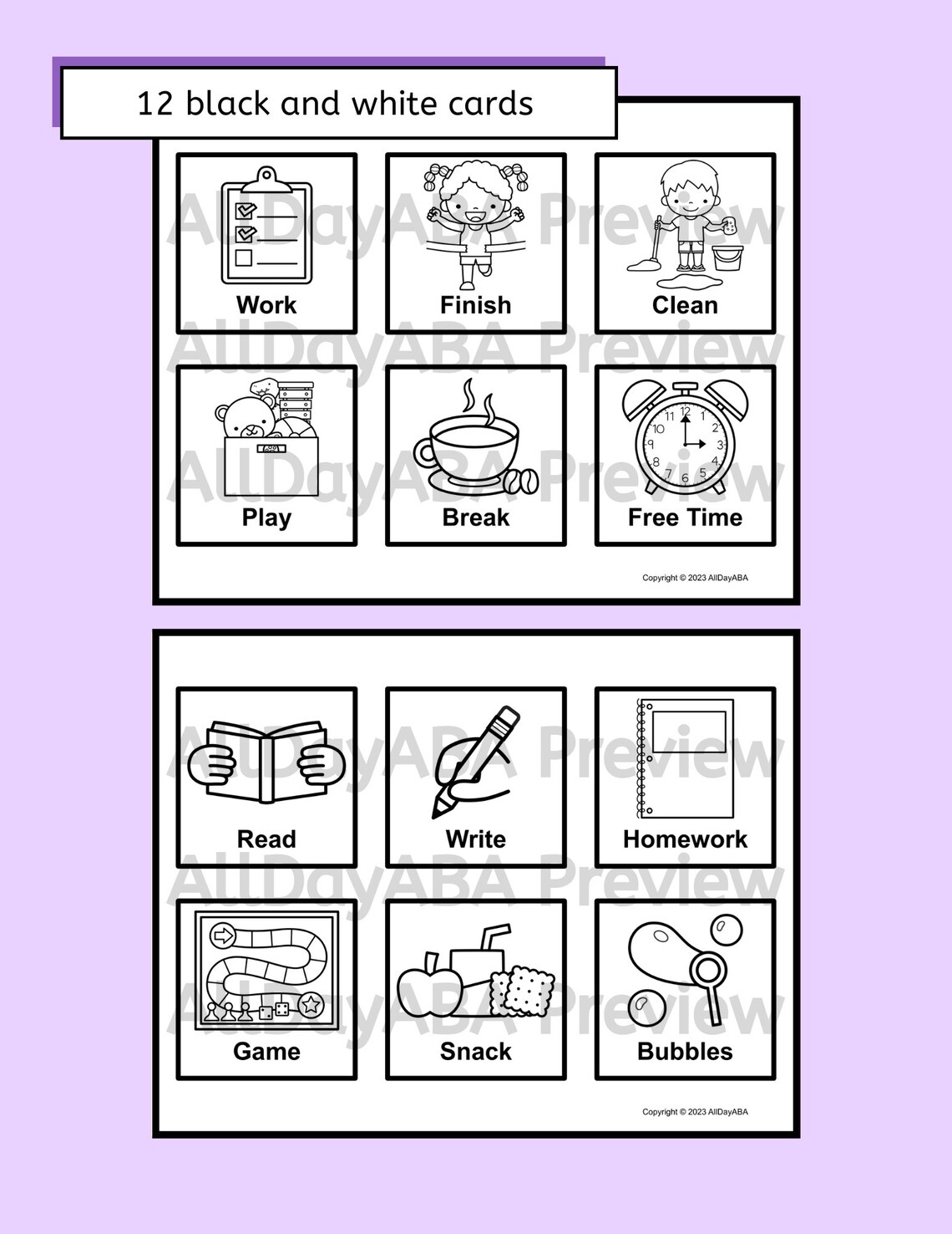 Editable First Then Board With Autism Visuals for ABA in Behavior ...