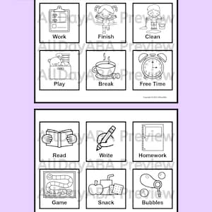 Editable First Then Board With Autism Visuals for ABA in Behavior ...