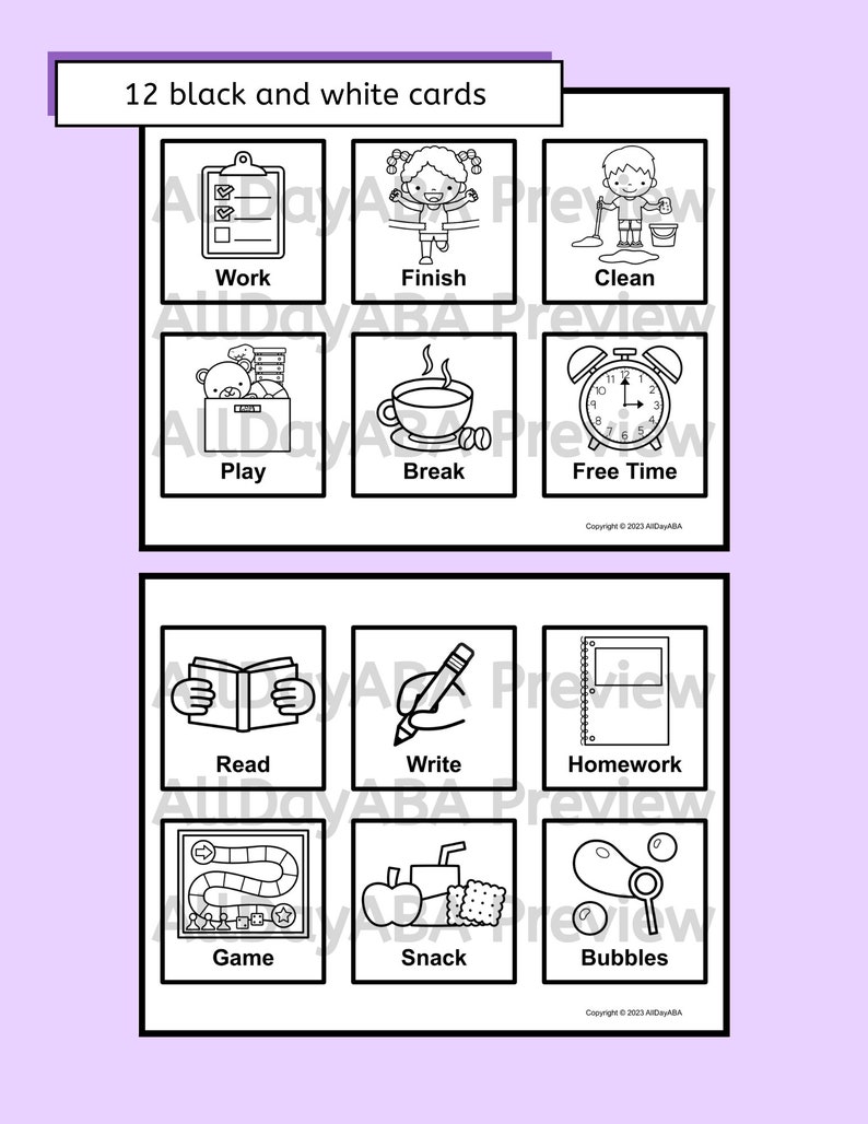 Editable First Then Board With Autism Visuals for ABA in Behavior ...