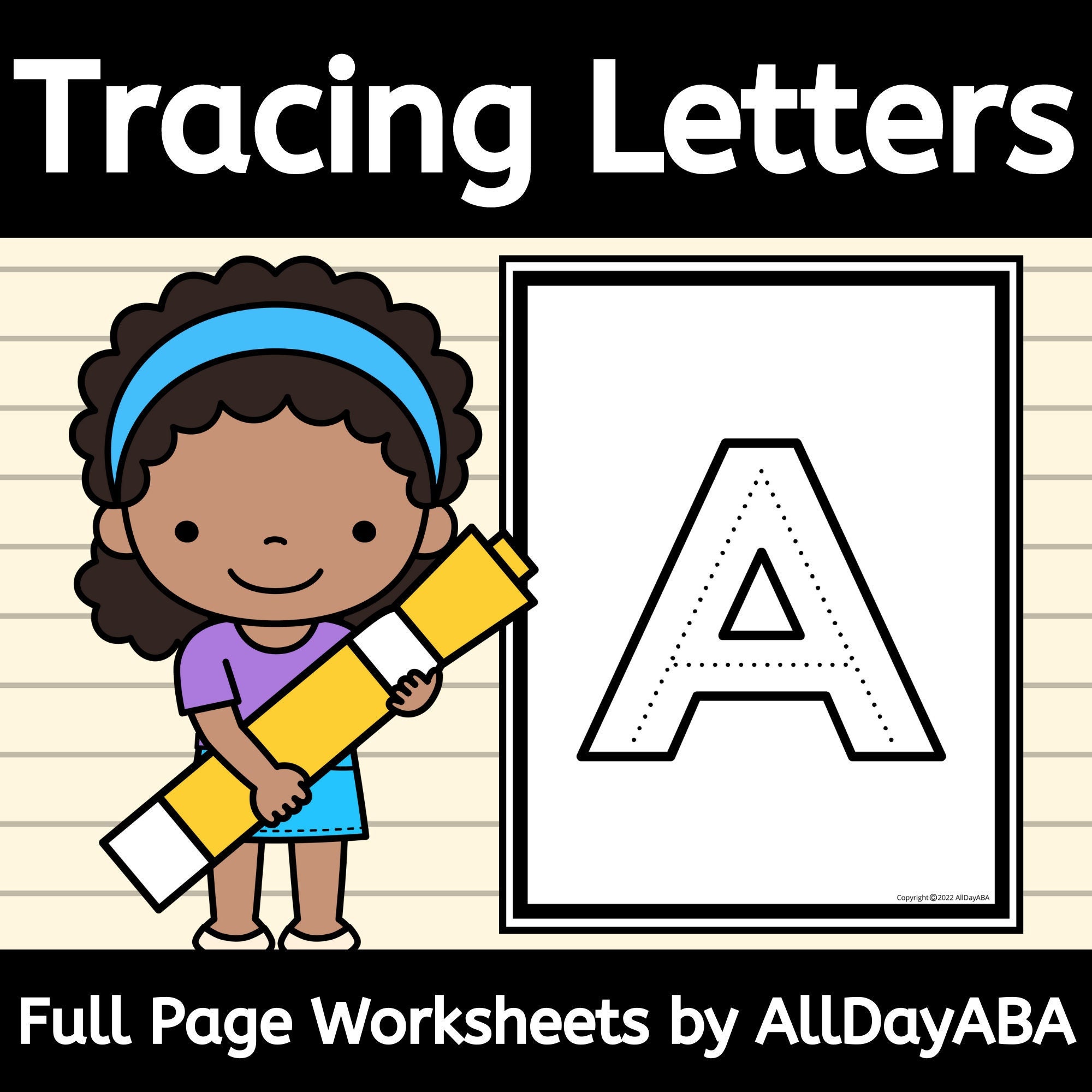 Capital Letters Alphabet Tracing - ABA Therapy, Occupational Therapy ...