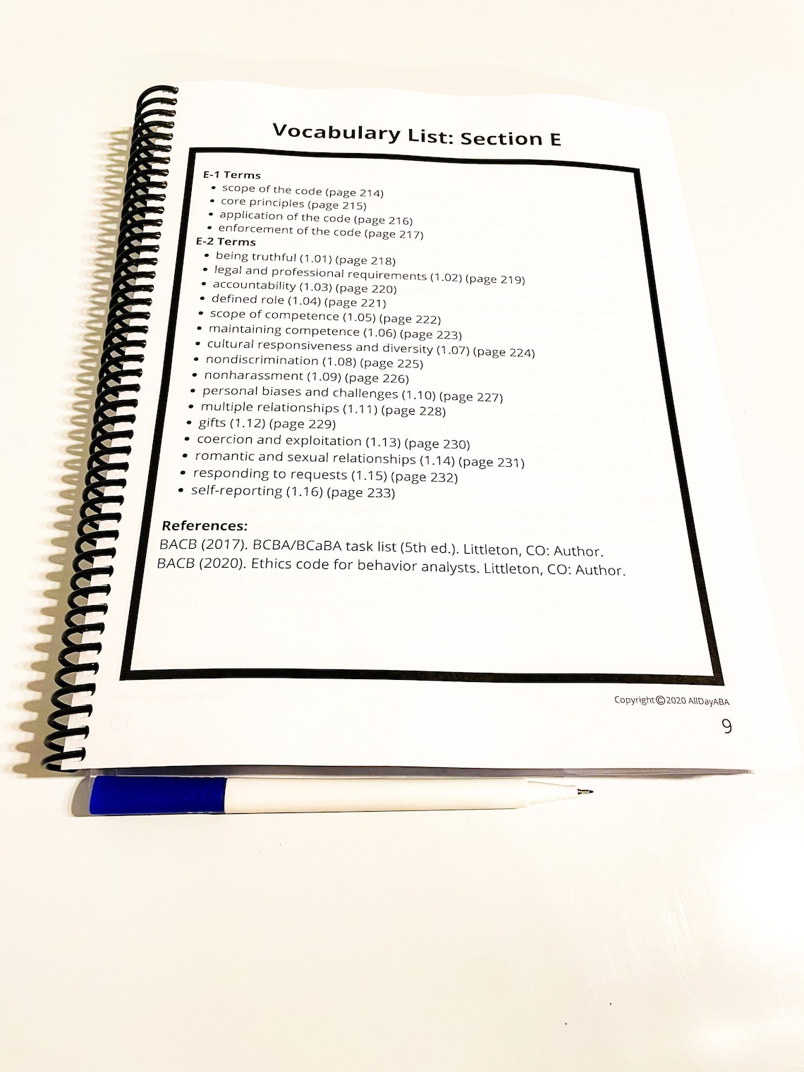 BCBA Exam Prep 5th Edition Task List Study Guide Book for Applied ...