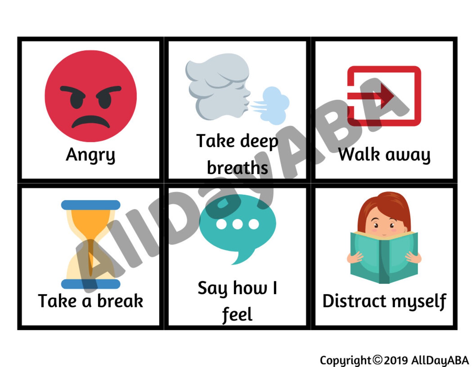 Coping Board If I Feel / Then I Can Autism and Anxiety - Etsy