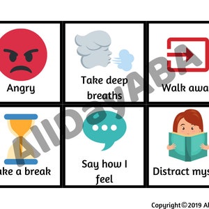 Coping Board If I Feel / Then I Can Autism and Anxiety - Etsy