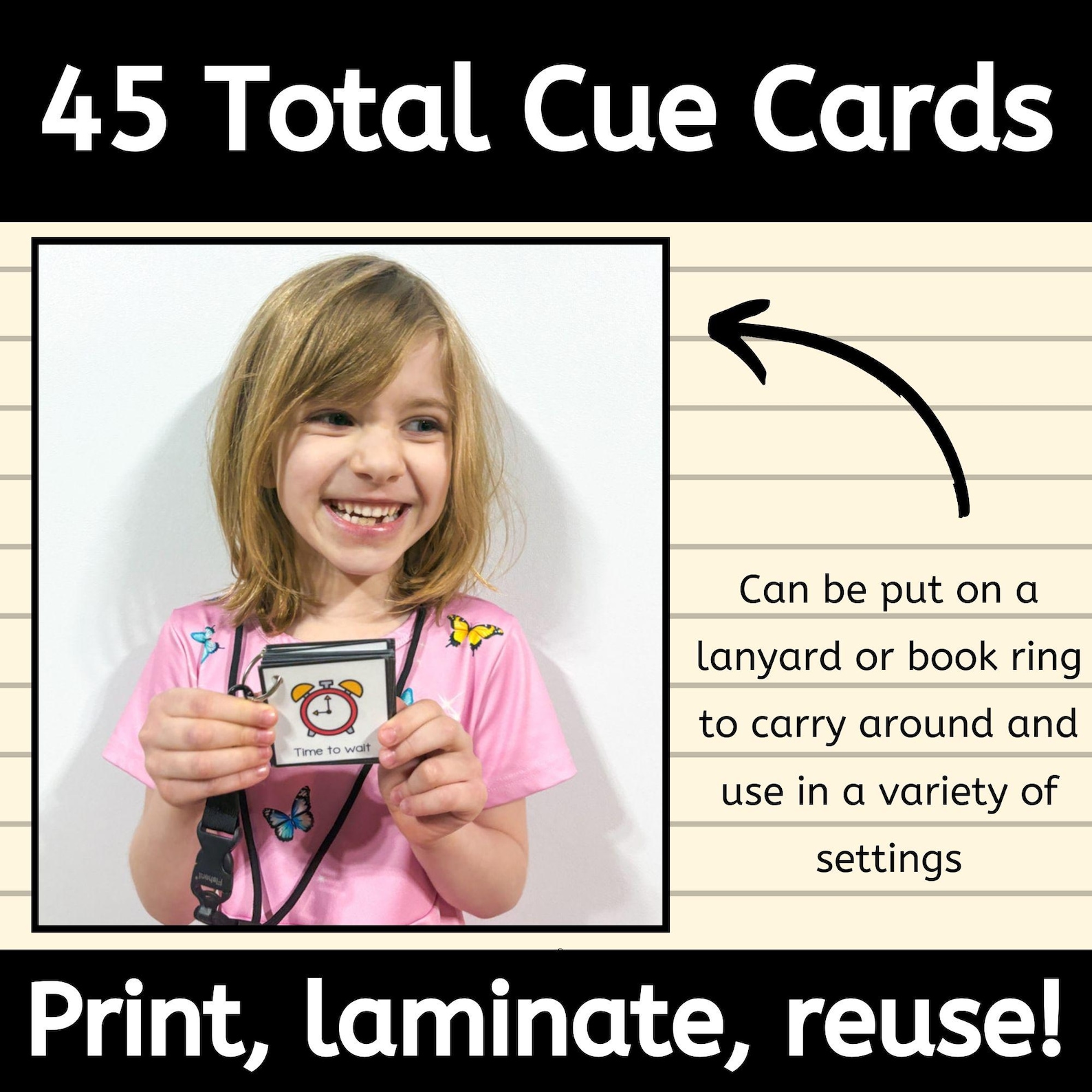 Behavior Cue Cards for Behavior Management of Autism in ABA Therapy and ...