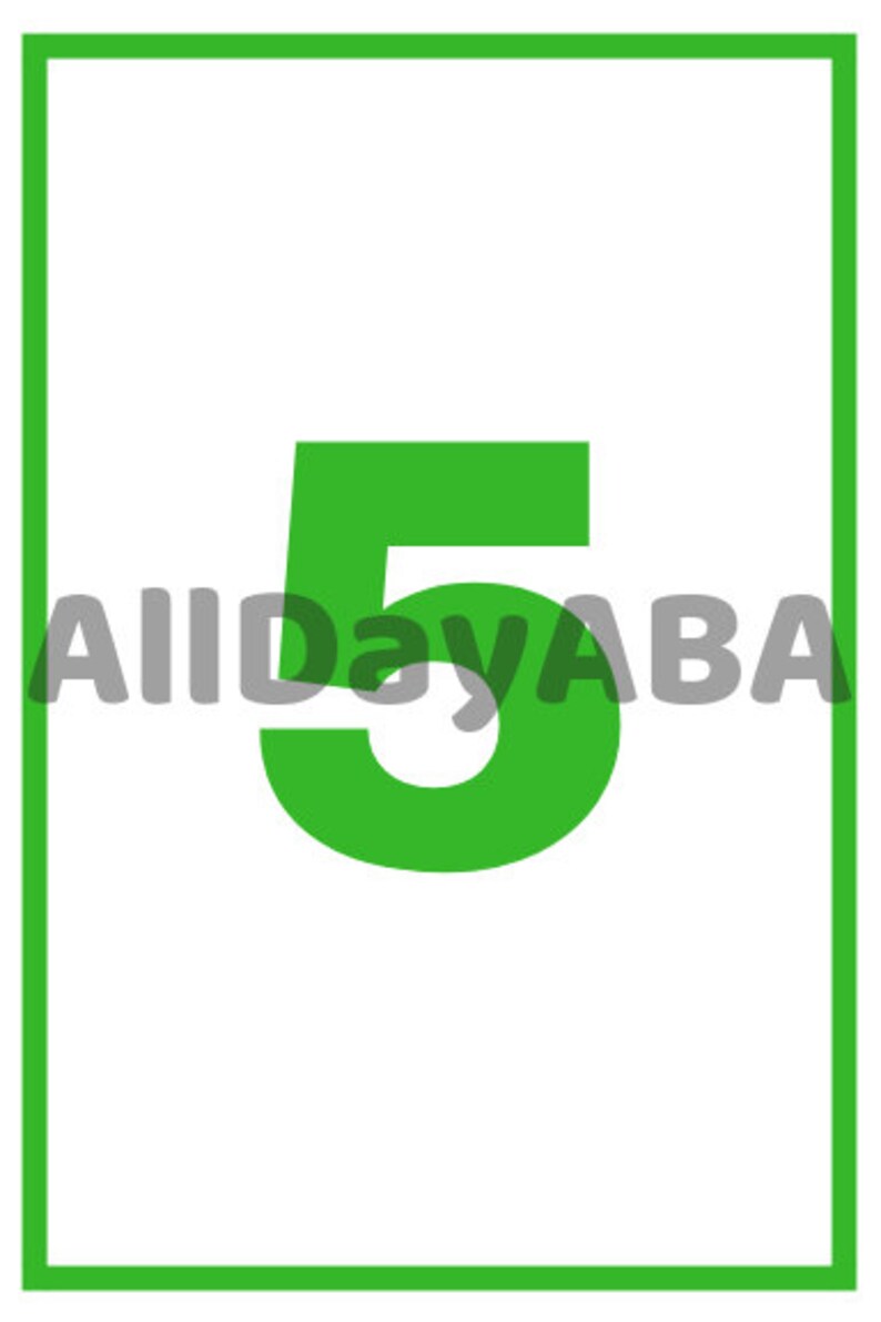 Number Flash Cards 1-20 - Flashcards for Back to School, Special ...