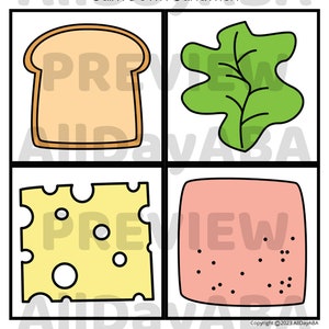 Calm Down Sandwich for Emotional Regulation, Coping Skills, and ABA ...