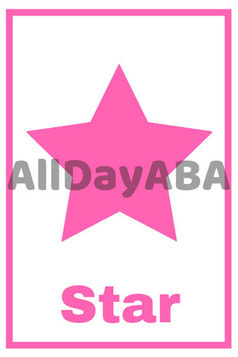 Shapes Flash Cards - ABA, Speech Therapy, Special Education - by ...