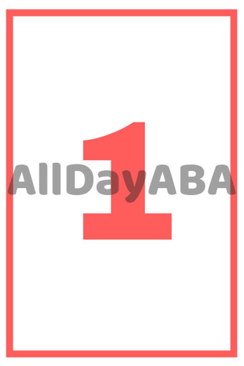 Number Flash Cards 1-20 - Flashcards for Back to School, Special ...