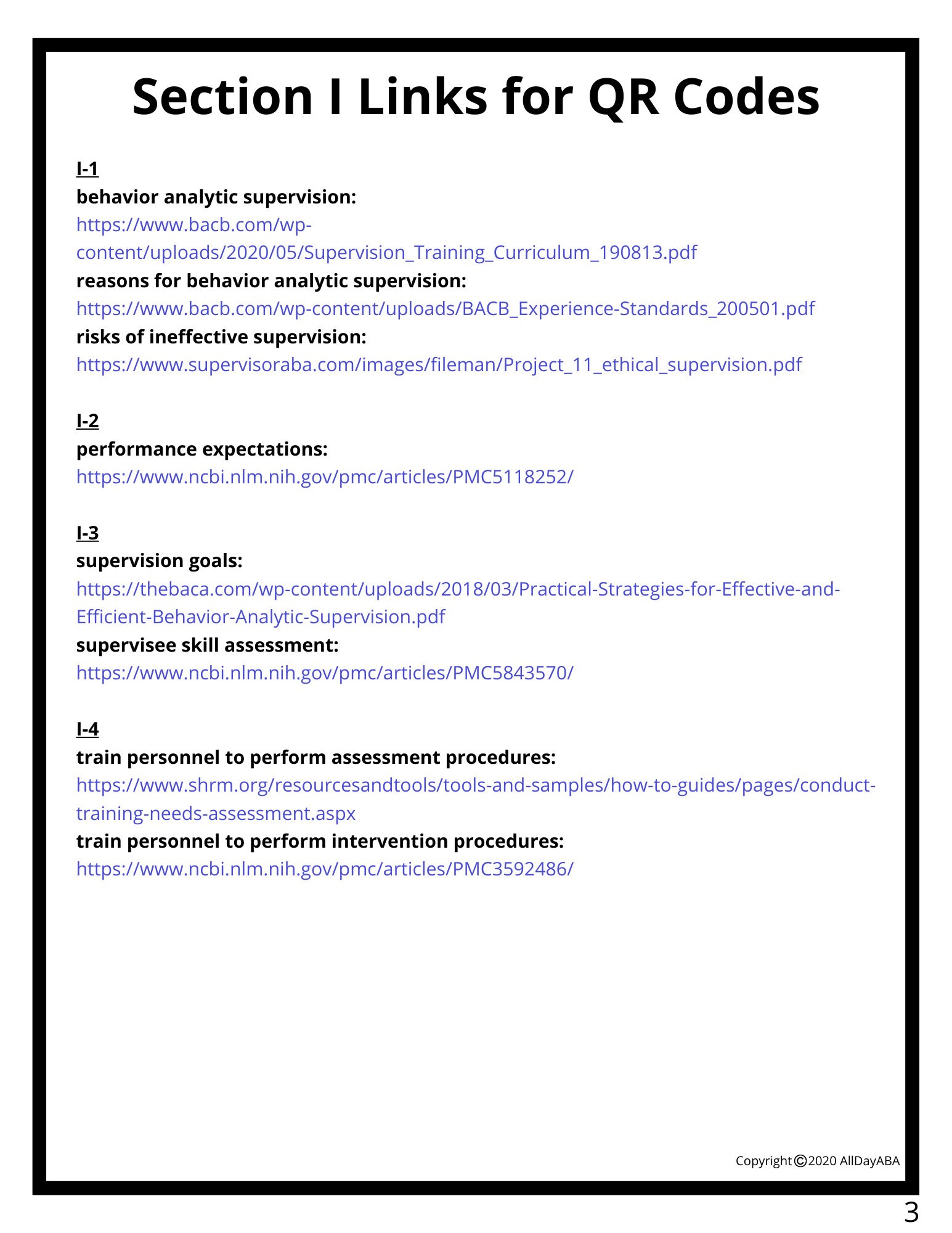 Section I Study Booklet 5th Edition Task List ABA Study Materials BCBA ...