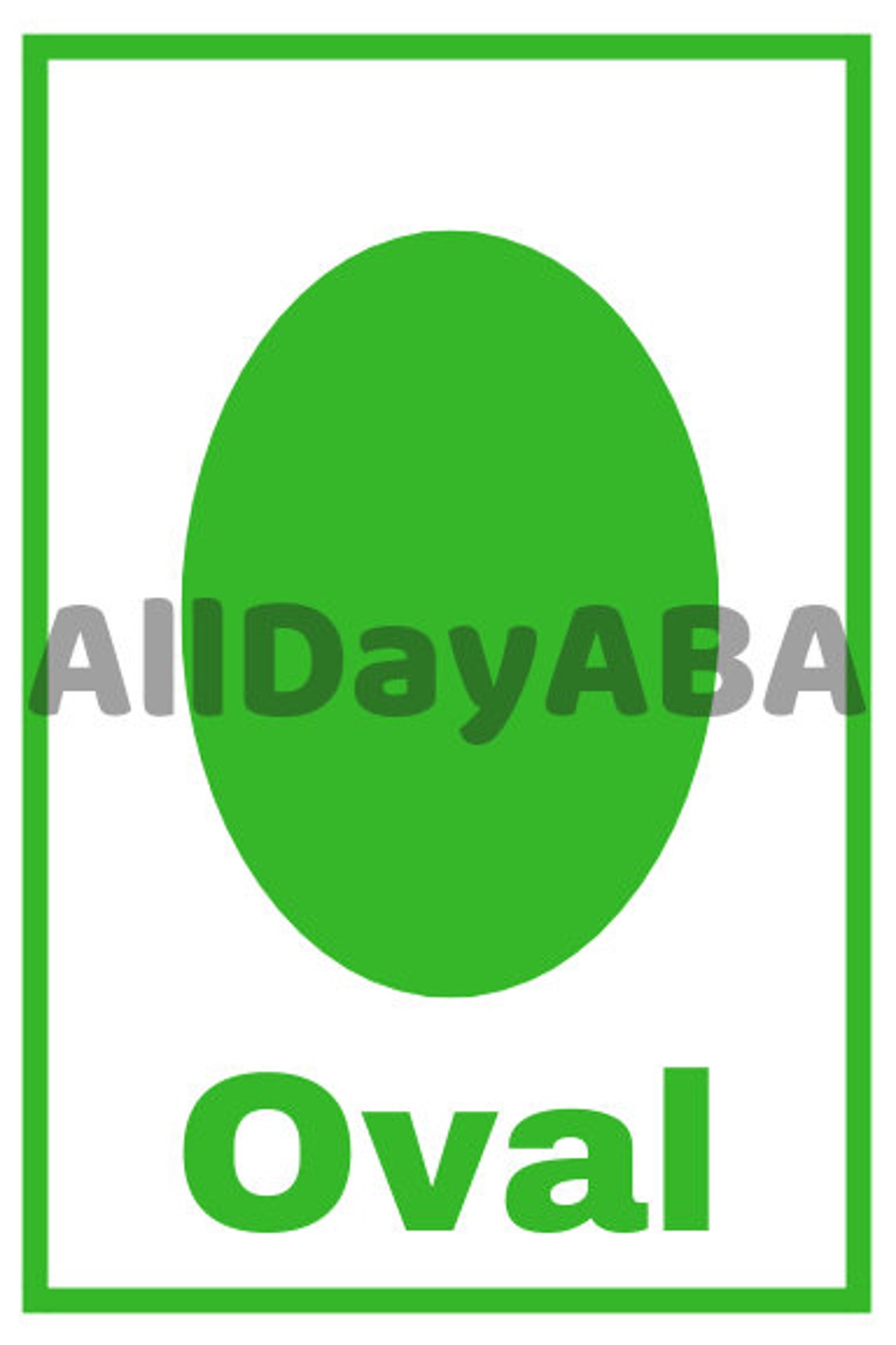 Shapes Flash Cards ABA, Speech Therapy, Special Education by Alldayaba ...