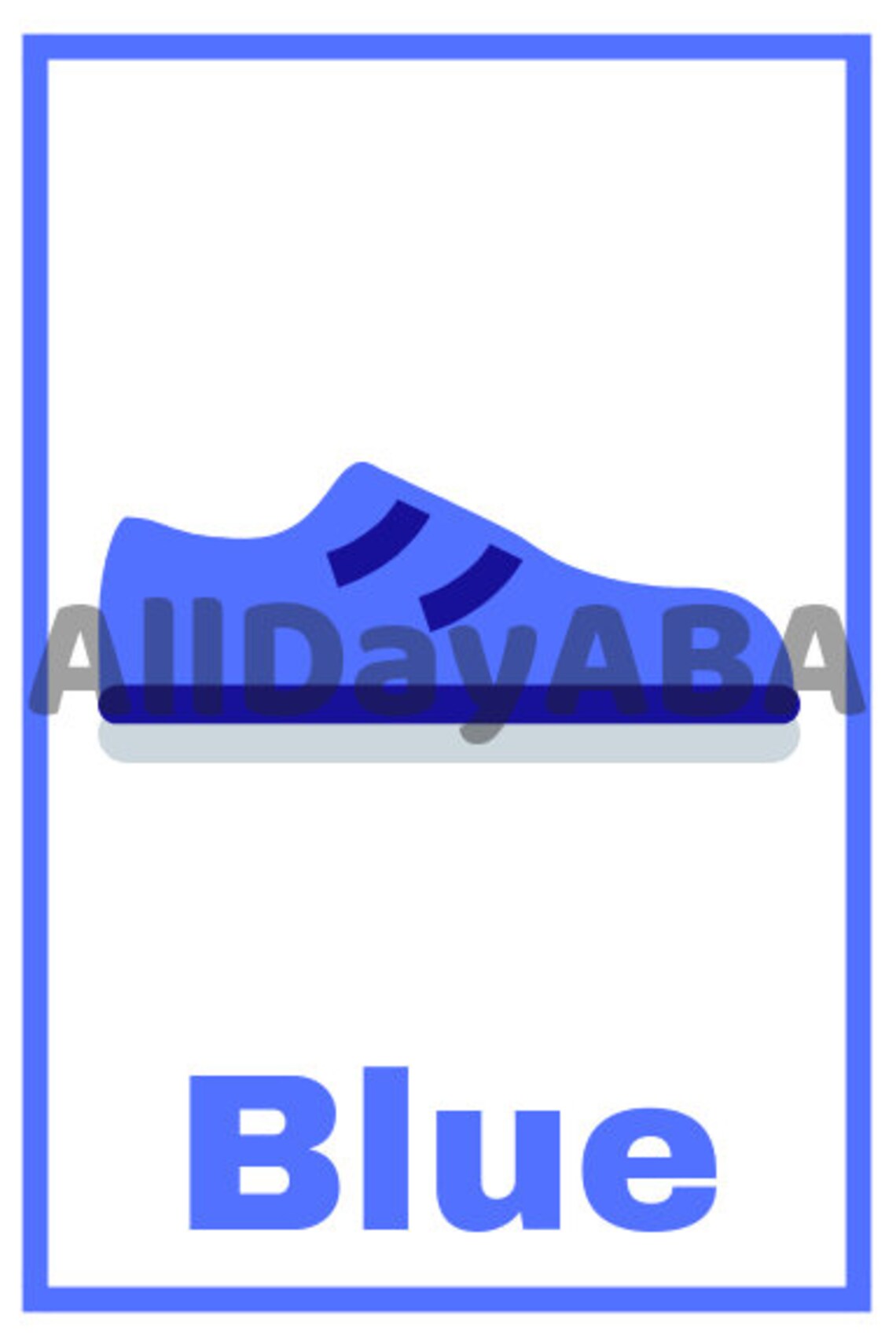 Color Flash Cards: Flashcards for Identifying Colors in Preschool, ABA ...