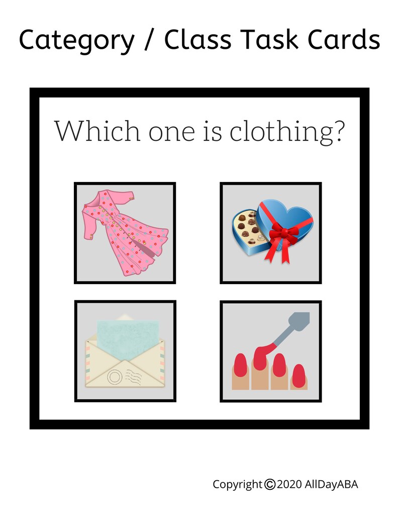 Feature Function Class Task Cards Bundle ABA Speech Therapy | Etsy