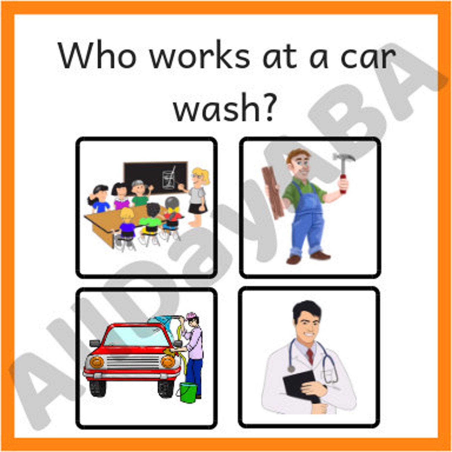 WH Questions Task Cards for Receptive Identification Autism Activities ...