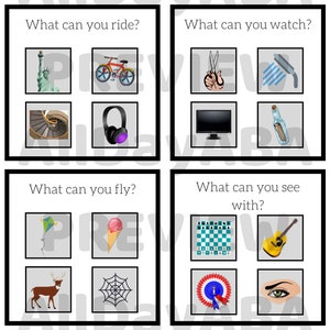 Function Cards - ABA & Speech Therapy - Discrete Trial Training Flash ...