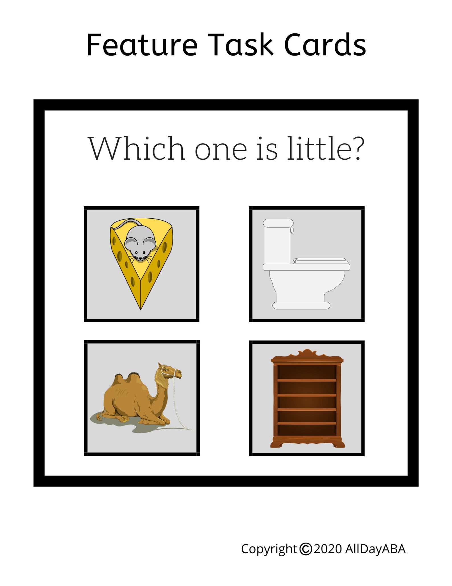 Feature Cards - ABA & Speech Therapy - Discrete Trial Training Flash ...