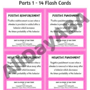 Quick Glossary of ABA Terms - Parts 1 Through 14 - Applied Behavior ...