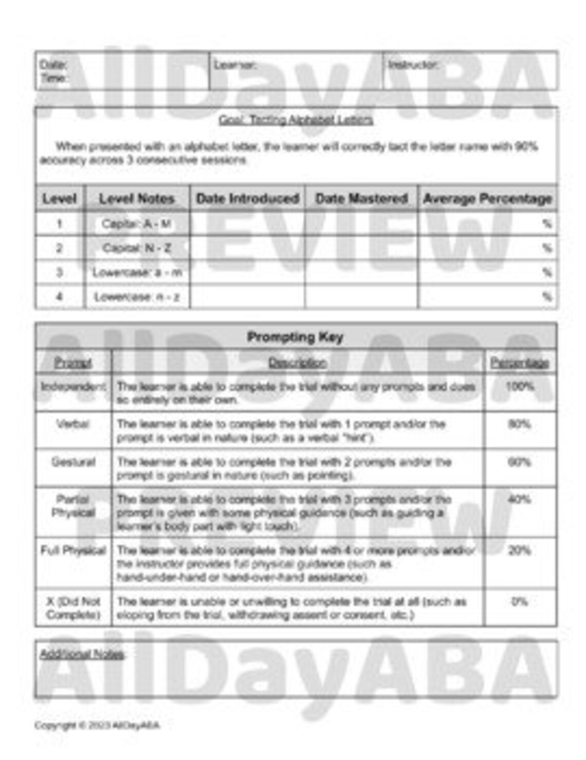 Editable Tacting Letters Data Sheet Google Doc™ for Alphabet ...