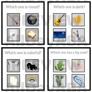 Feature Cards - ABA & Speech Therapy - Discrete Trial Training Flash ...