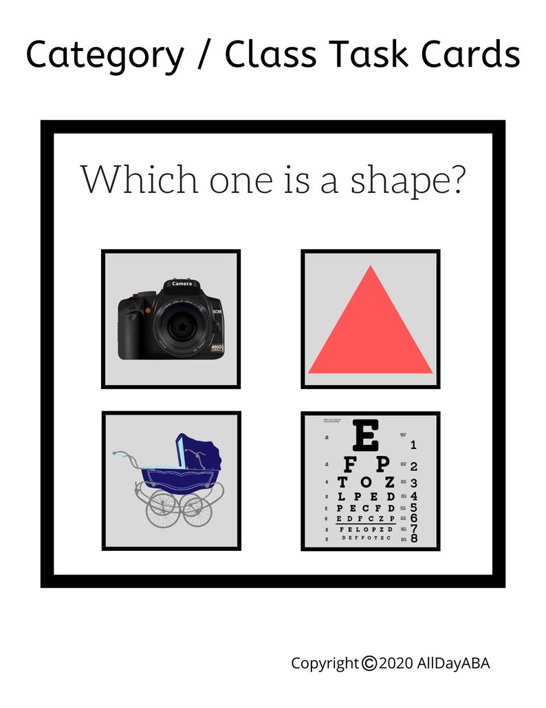 Feature Function Class Task Cards Bundle ABA Speech Therapy - Etsy